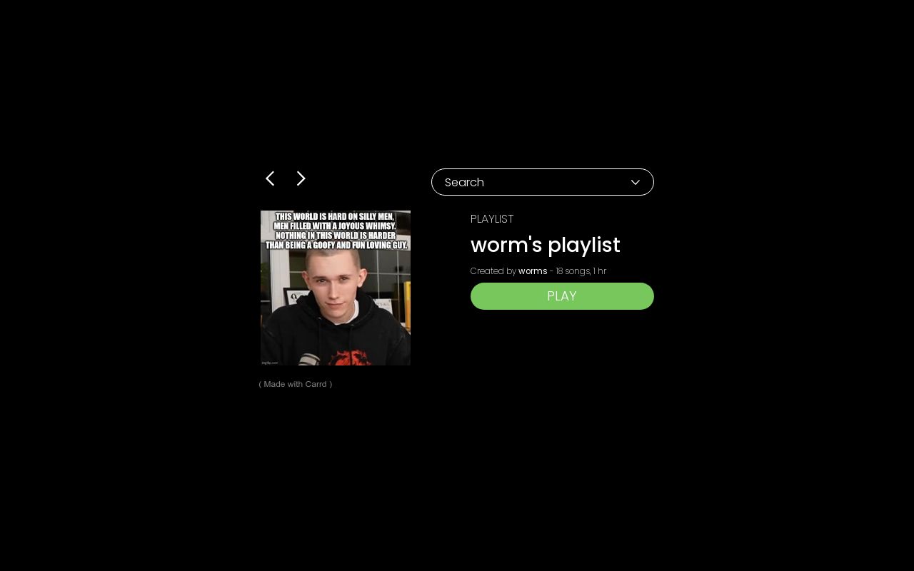 very cool & awesome carrd
